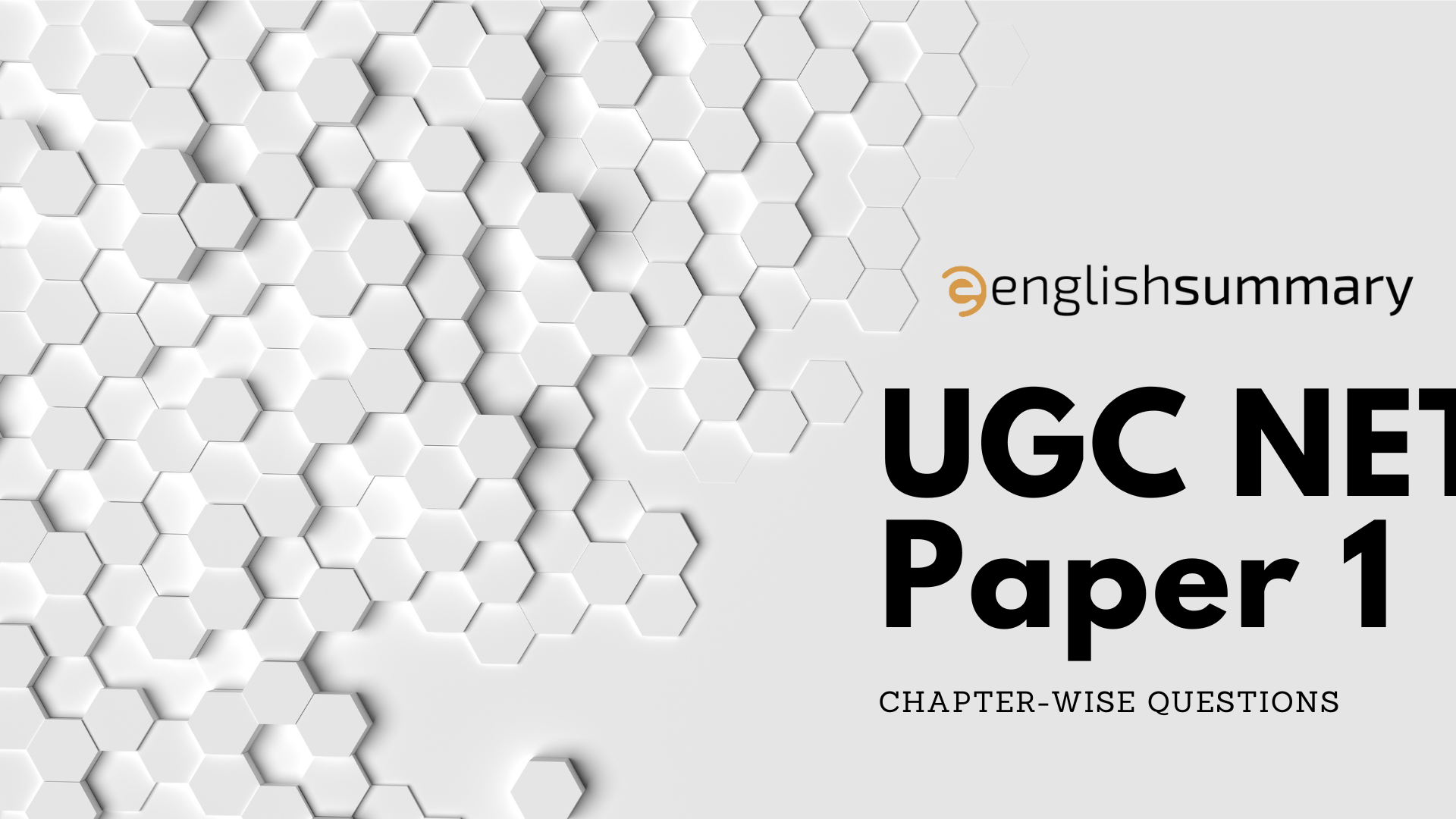 UGC NET Previous Year Question Papers Solved Paper 1 • English Summary